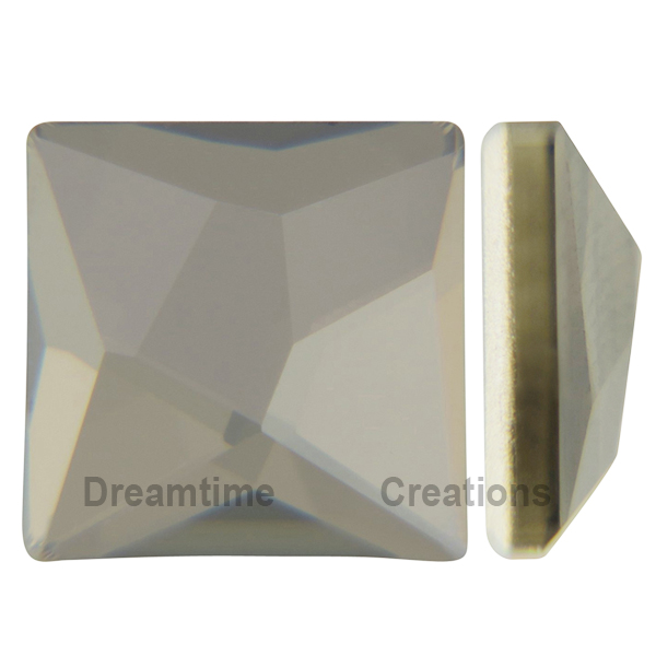 Swarovski 2420 Asymmetric Square Flat Back Crystal Satin 10mm ...
