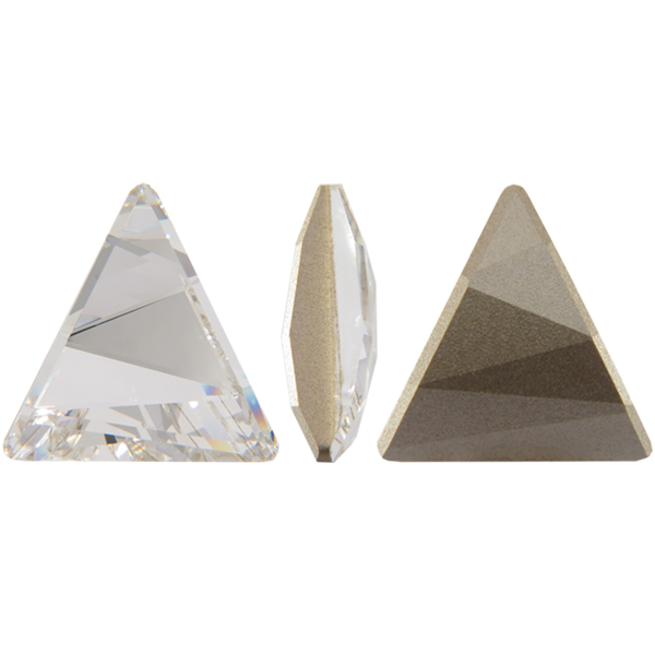 Austrian Triangular Shaped Rhinestone, Crystal AB/Triangle, 23MM ...