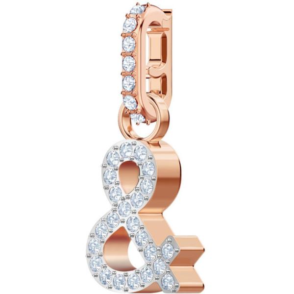 Swarovski Remix Collection & Charm, White, Rose-Gold Tone Plated ...