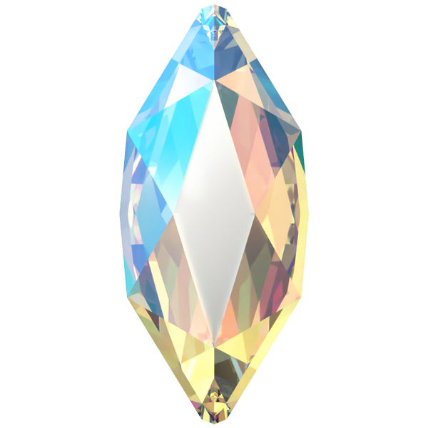 Dreamtime Crystal DC 2201 Marquise (Navette) Flat Back Crystal Shimmer 8x3.5mm | Dreamtime Creations